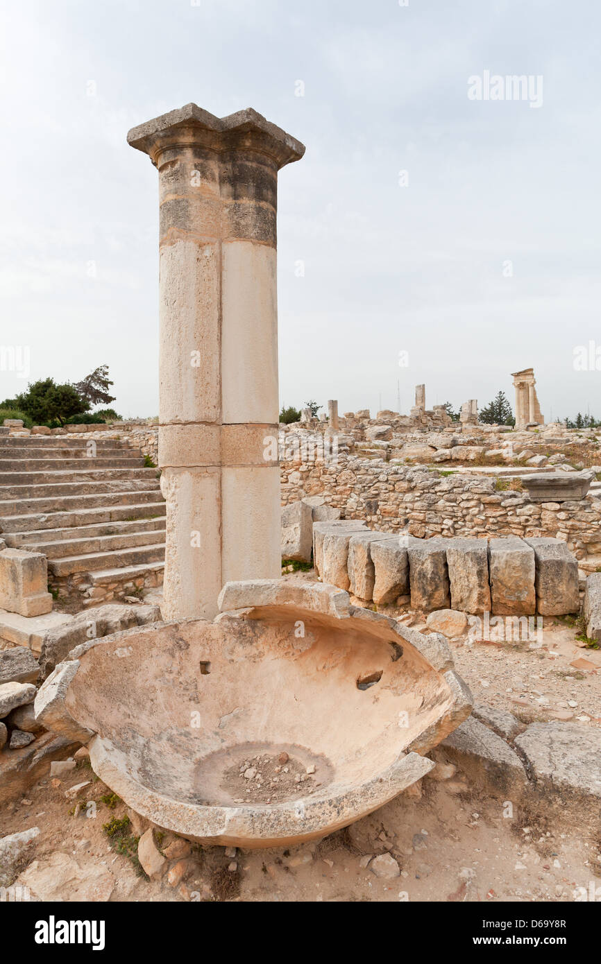 Cyprus - The Sanctuary and Temple of Apollo Hylates at the Kourion ...