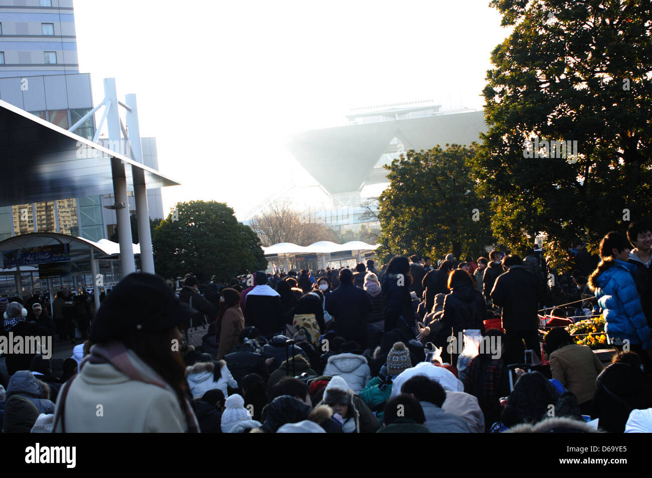 A scene from the Comiket (Comic Market), a major event for manga and ...