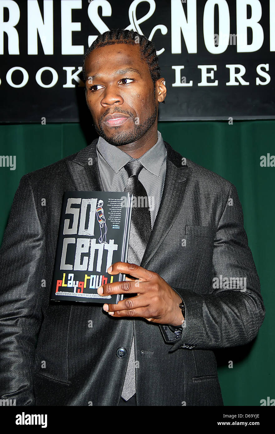 50 Cent aka Curtis James Jackson III signs copies of his new book ...