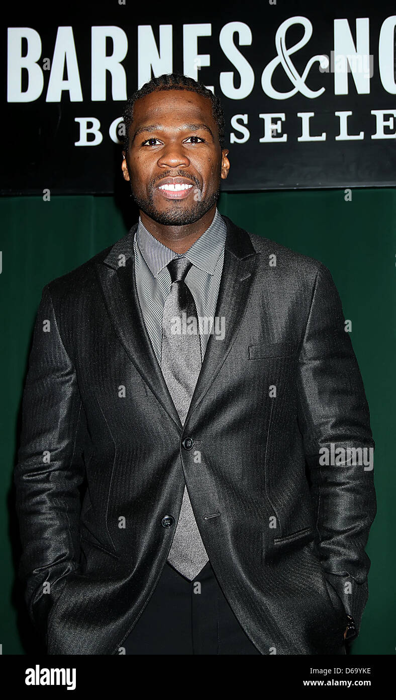 50 Cent aka Curtis James Jackson III signs copies of his new book ...
