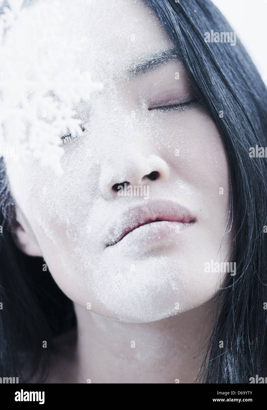 Face covered with hair hi-res stock photography and images - Alamy