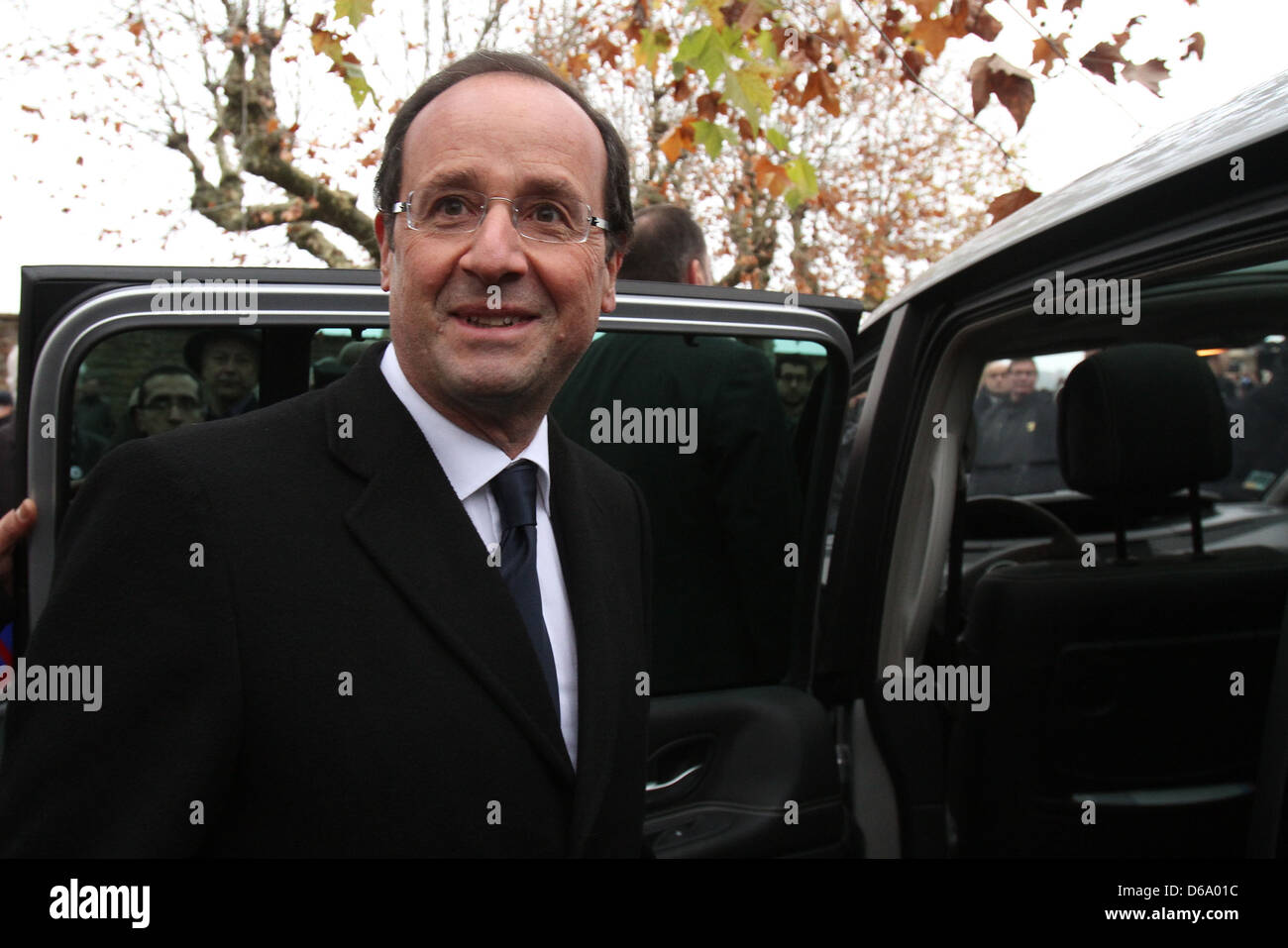 Francois Hollande Funeral of the former French First Lady Danielle ...