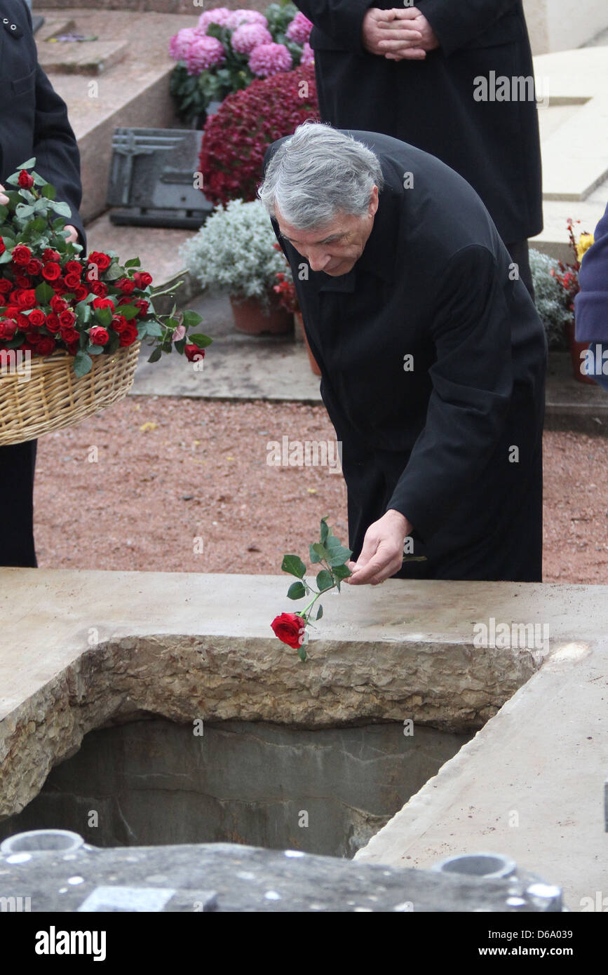 Gilbert Mitterrand Funeral of the former French First Lady Danielle ...