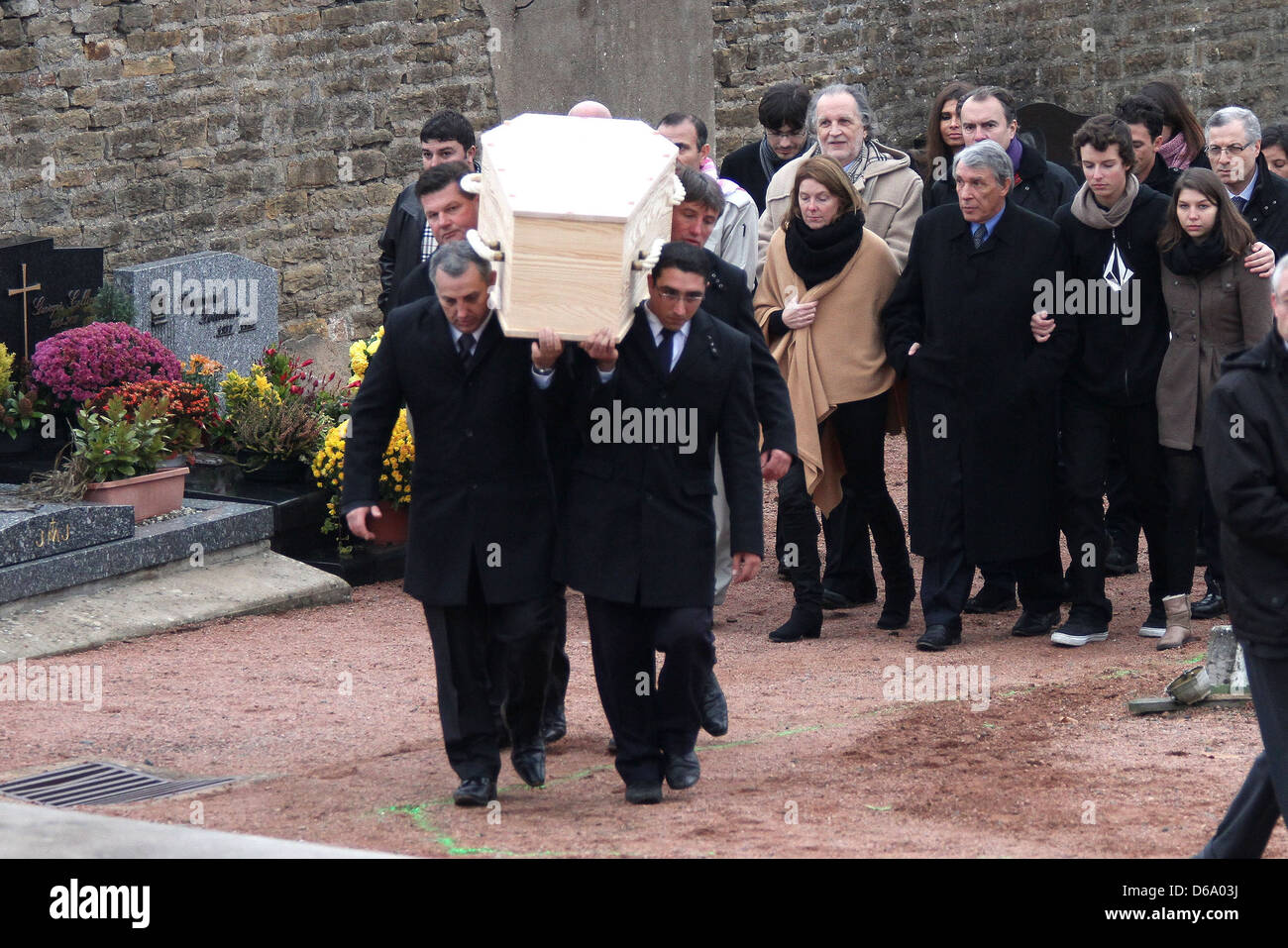 Atmosphere Funeral of the former French First Lady Danielle Mitterrand ...