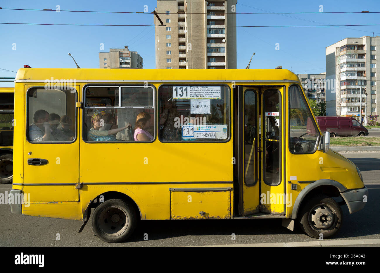 Lviv, Ukraine, bus Stock Photo - Alamy