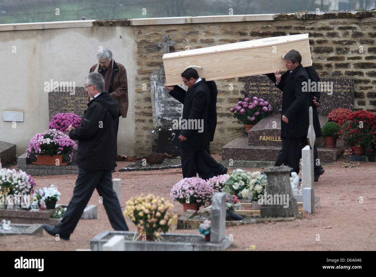 Atmosphere Funeral of the former French First Lady Danielle Mitterrand ...