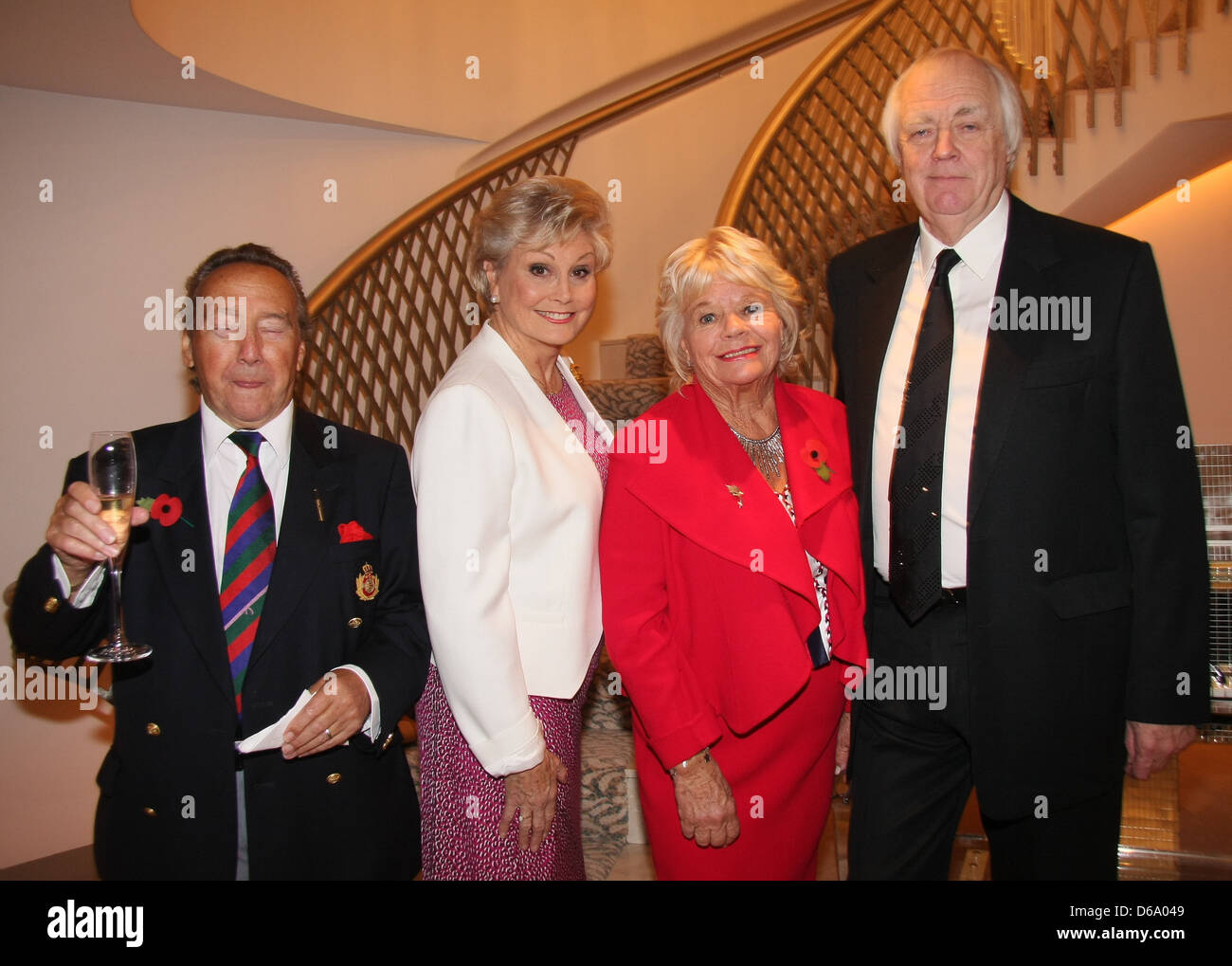 Judith Chalmers Sir Tim Rice Angela Rippon and Raymond Stoner The Lady ...