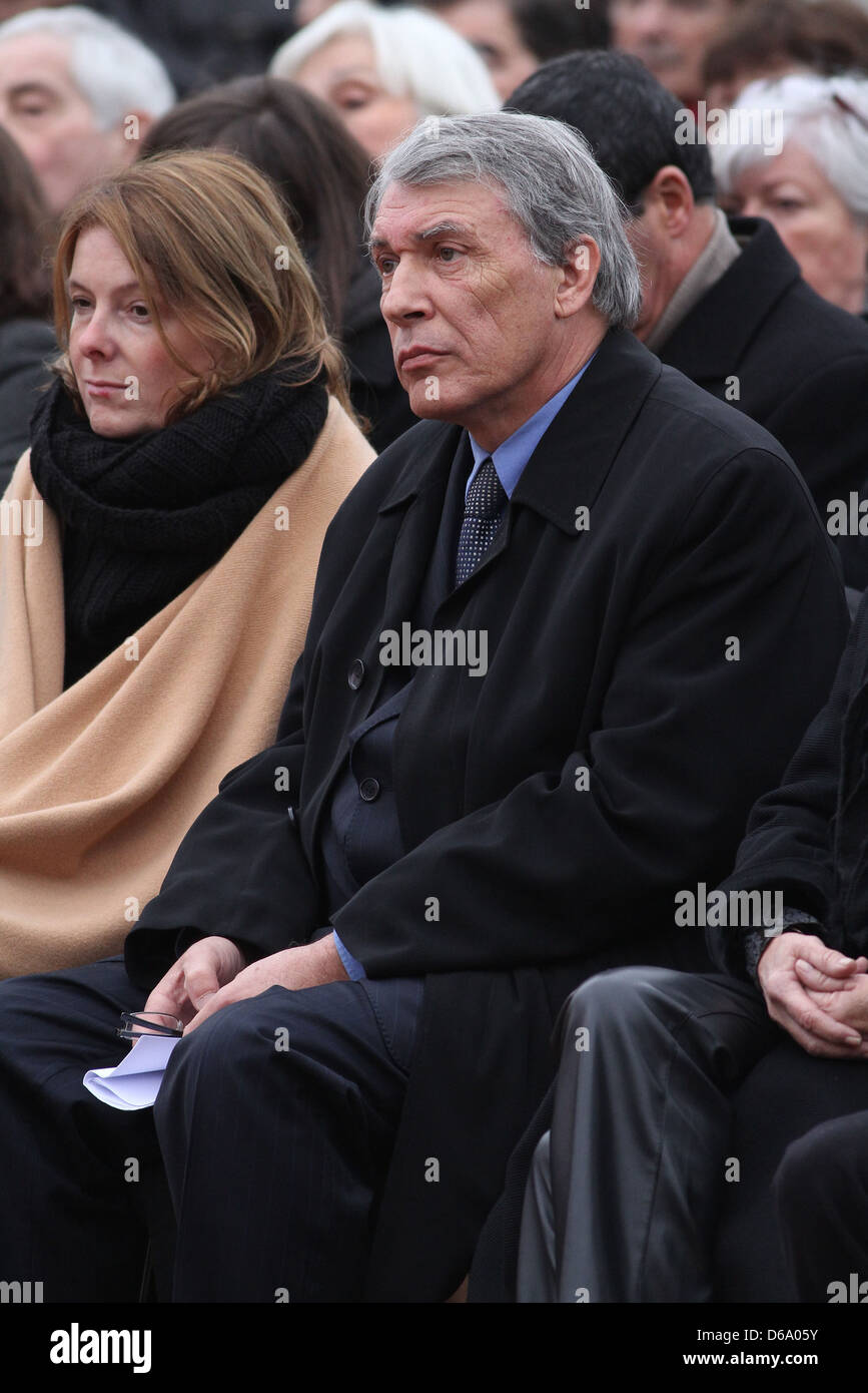 Gilbert Mitterrand Funeral of the former French First Lady Danielle ...