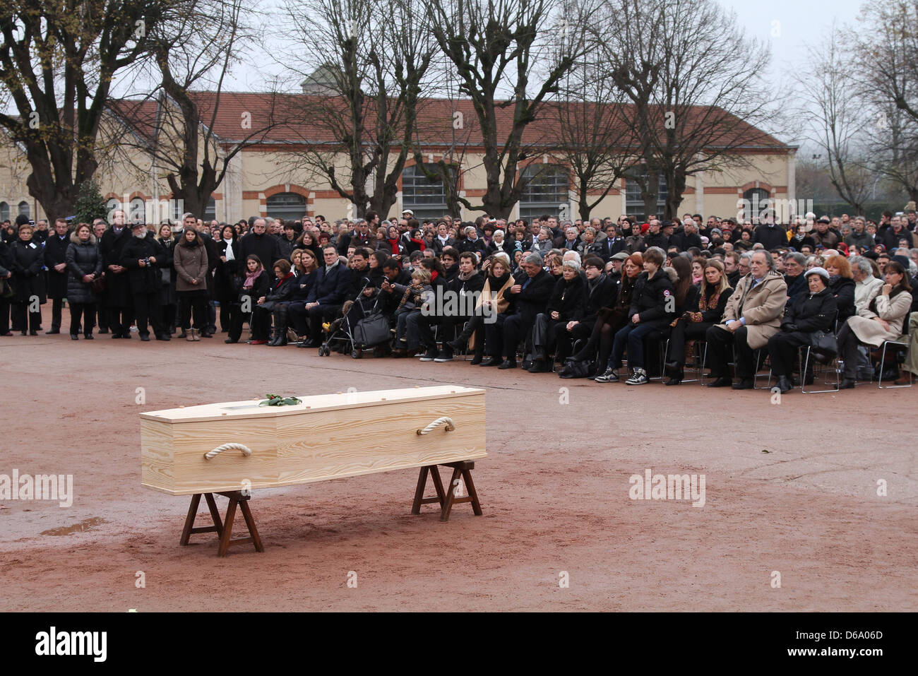 Atmosphere Funeral of the former French First Lady Danielle Mitterrand ...