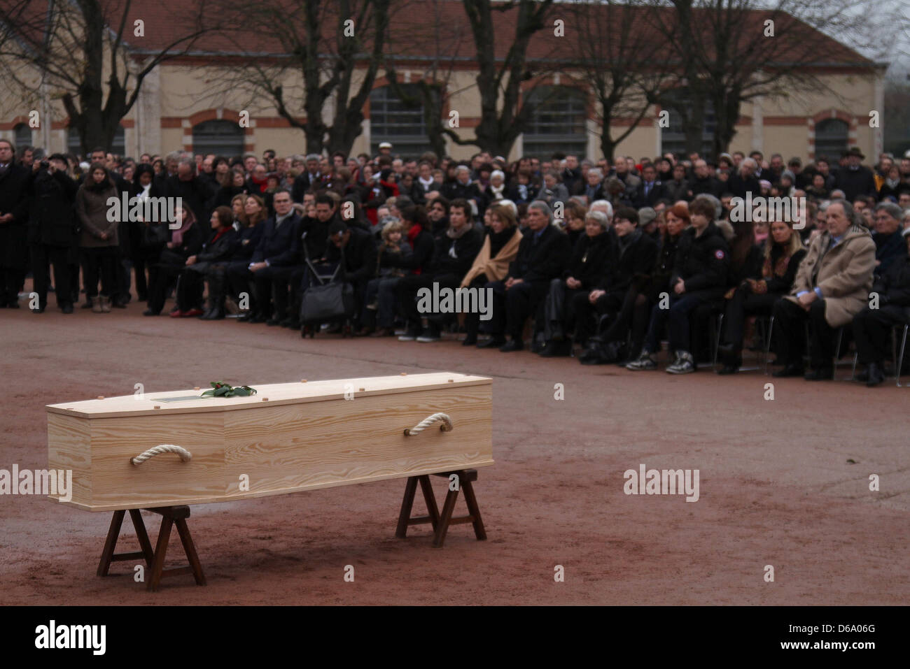 Atmosphere Funeral of the former French First Lady Danielle Mitterrand ...