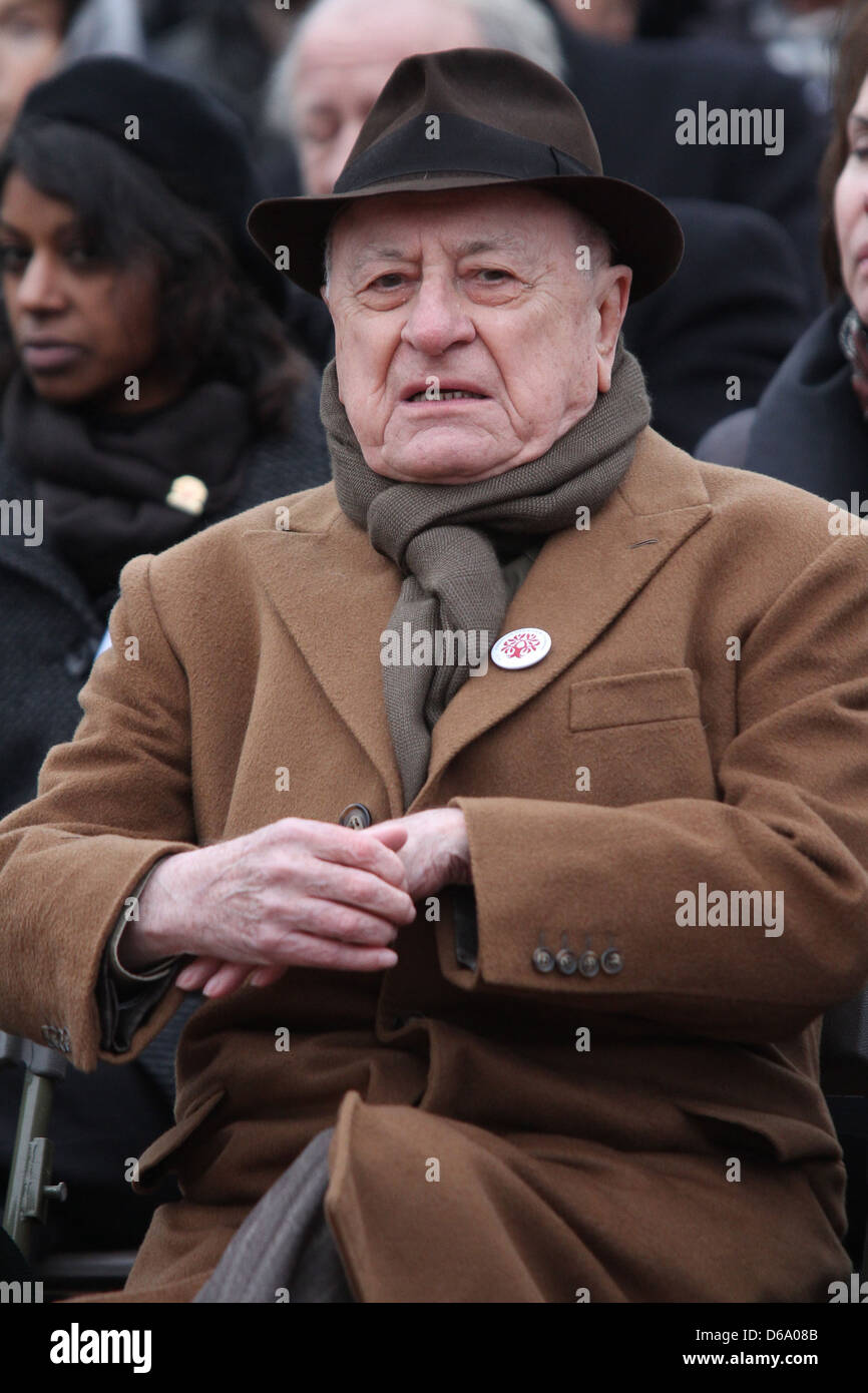Pierre Berger Funeral of the former French First Lady Danielle ...