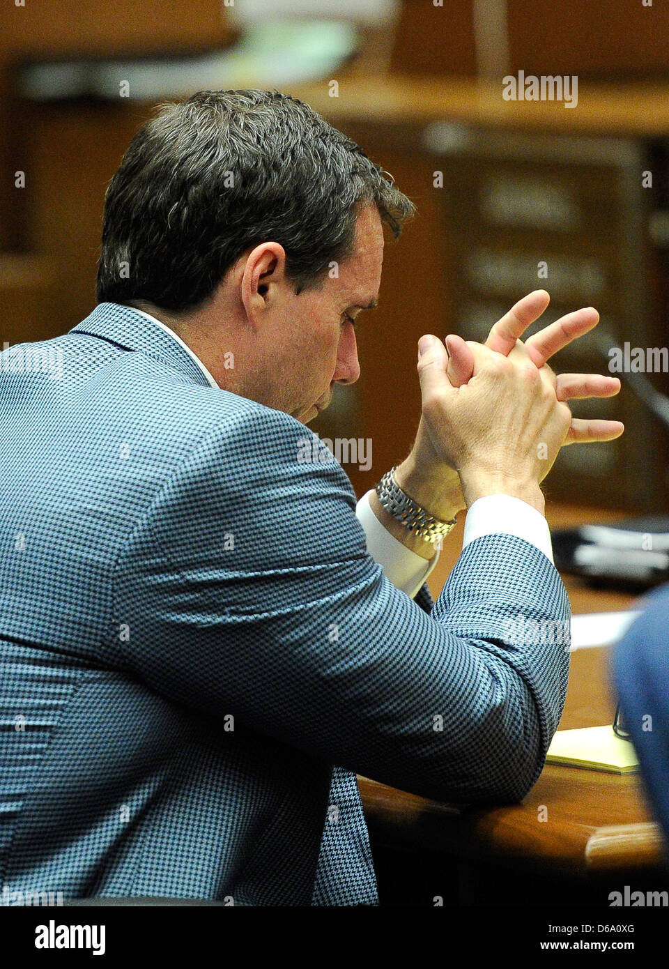 Defense attorney Ed Chernoff listens during rebuttal in the prosecution ...