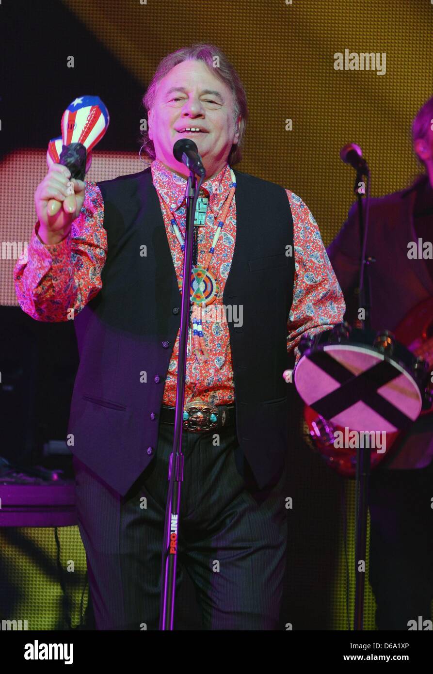 New York, USA. 15th April, 2013. Eddie Brigati at the press conference ...