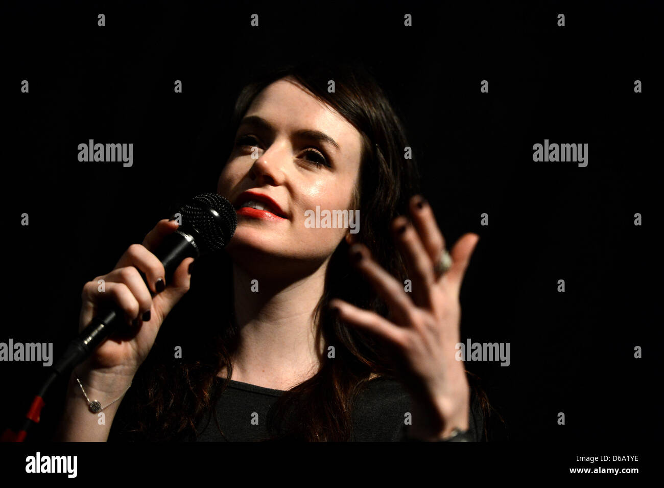 Prague, Czech Republic. 15th April, 2013. Irish actress Valene Kane ...