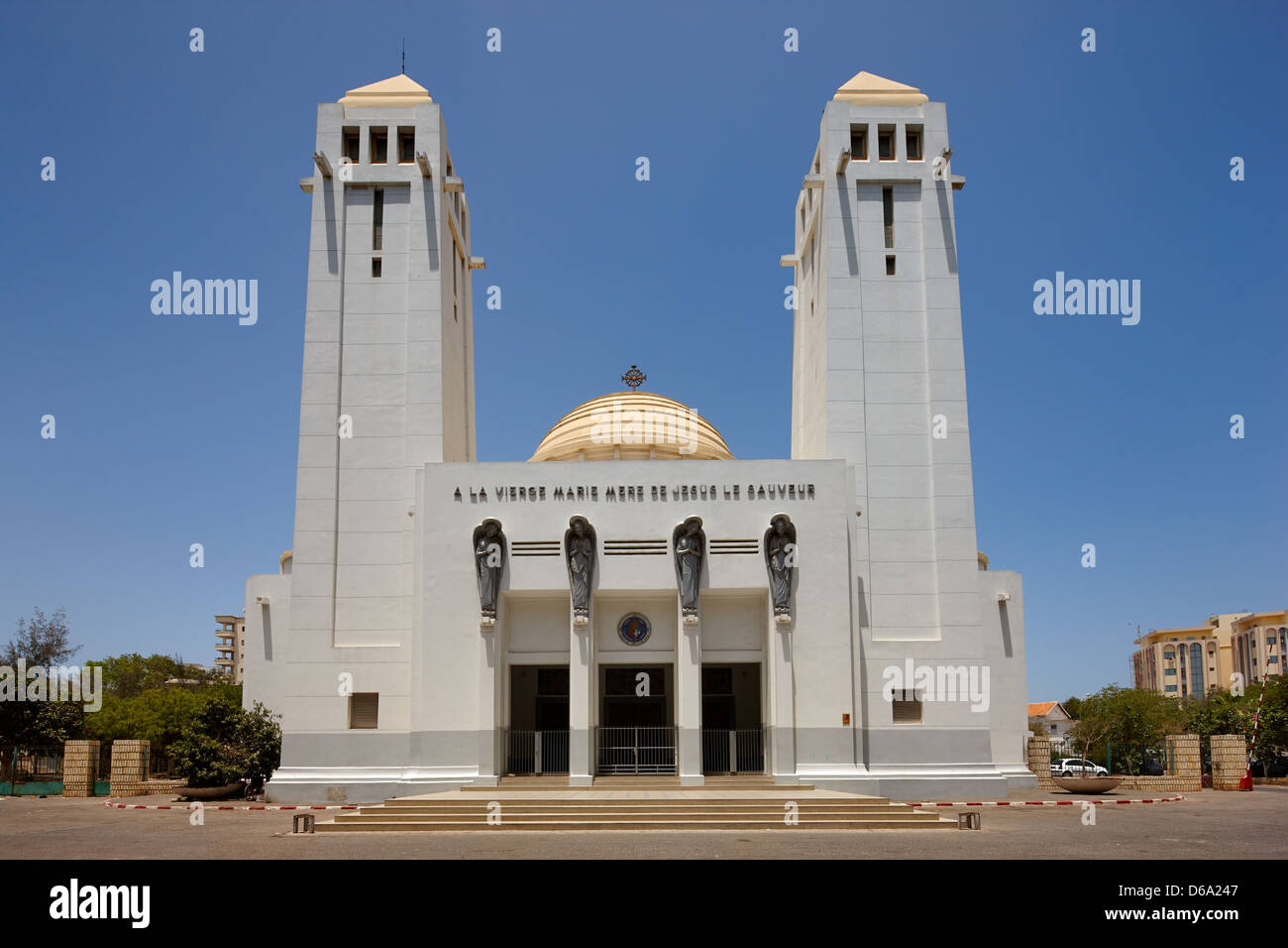 Cathedral of Dakar, Senegal, Africa Stock Photo - Alamy