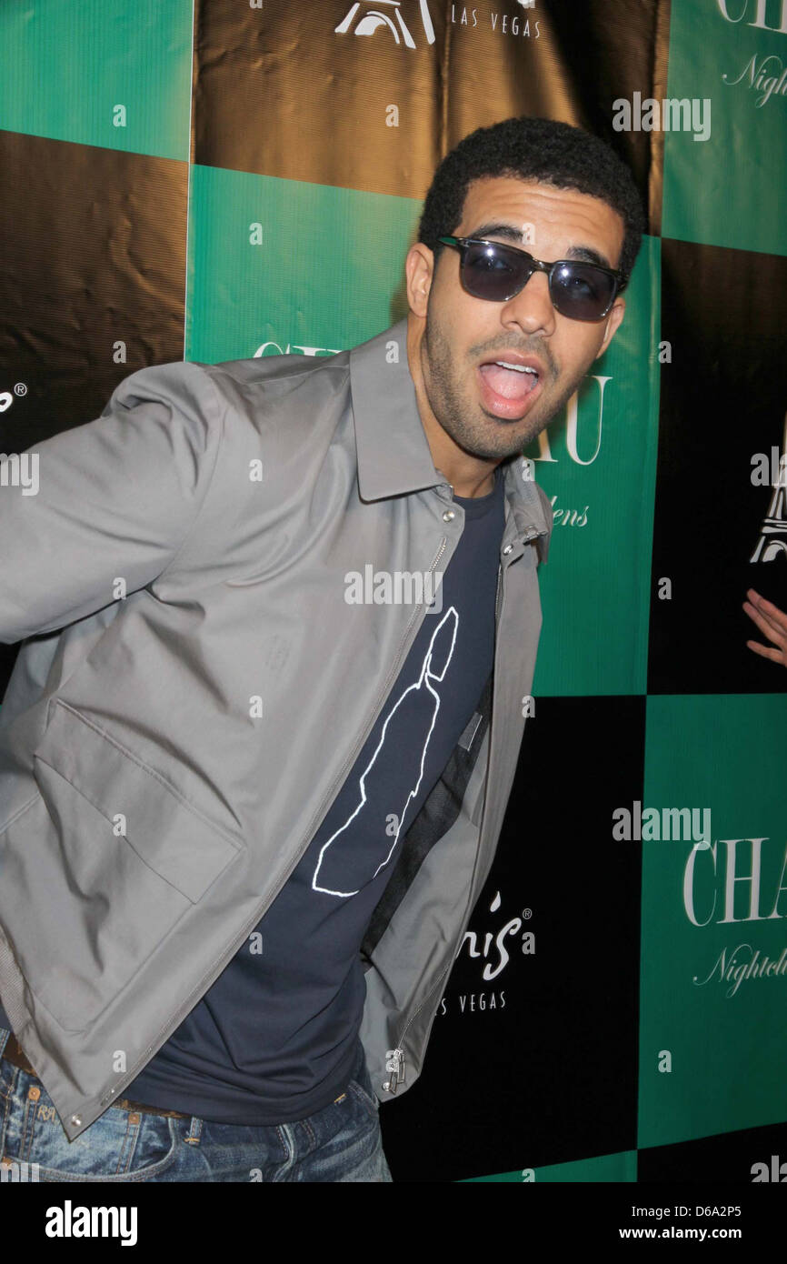 Drake Grand Opening of Chateau Nightclub at Paris Hotel and Casi Las ...