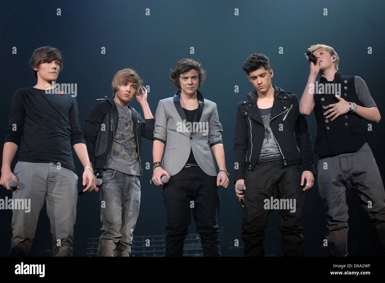 One Direction Performing On Stage At The X Factor Live At Wembley Arena ...