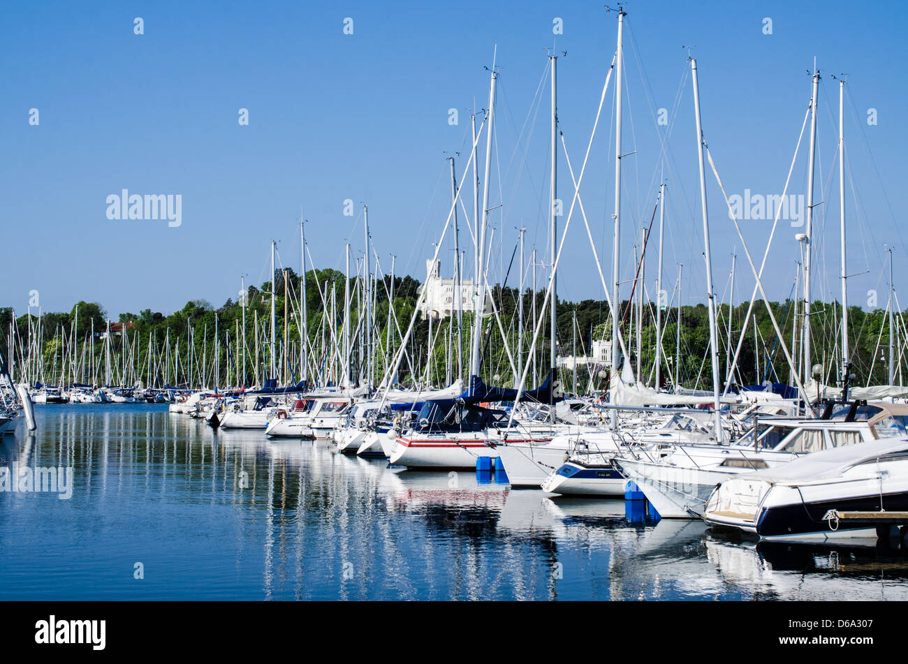 Motor boats moored pier in hi-res stock photography and images - Alamy