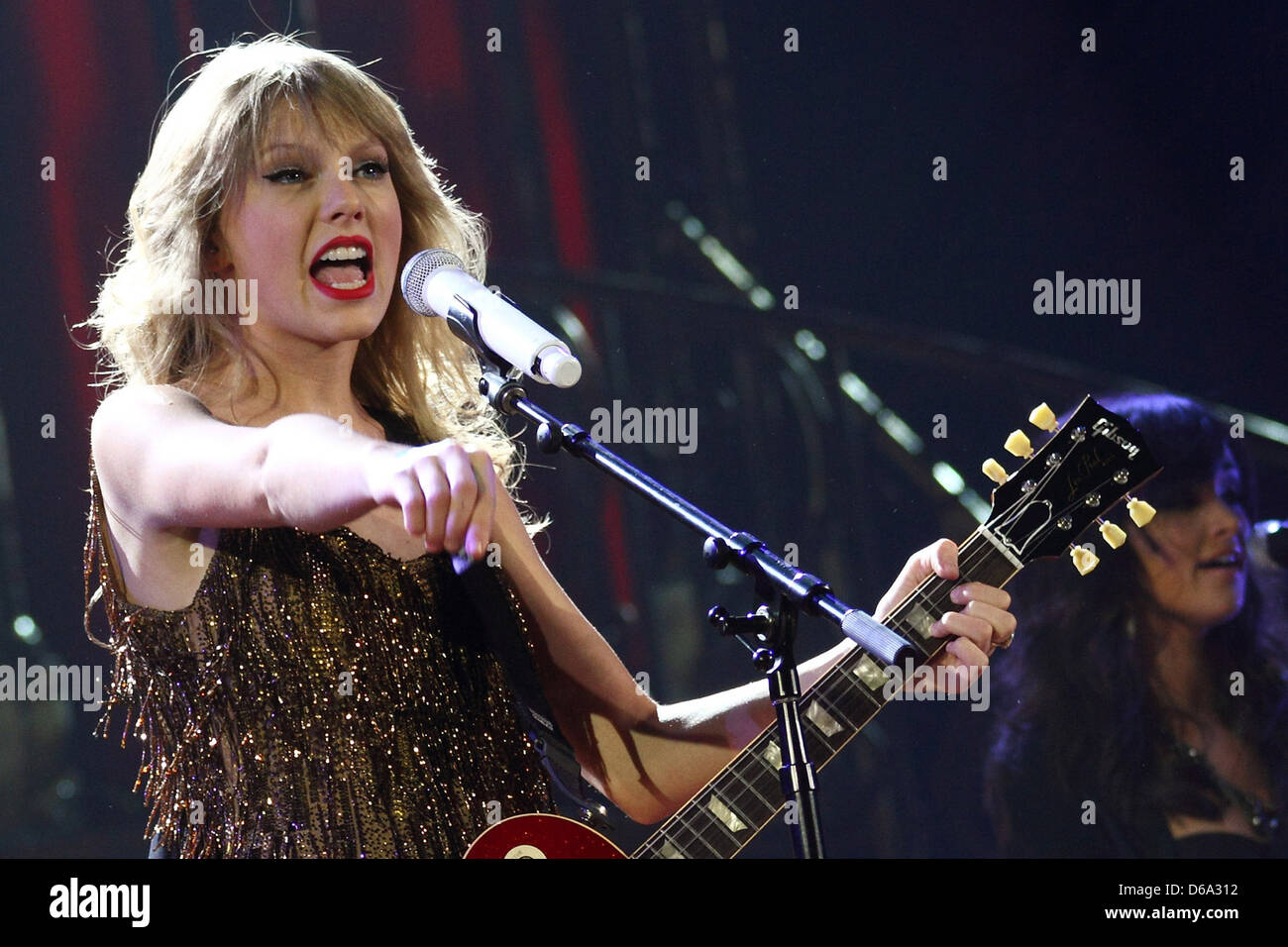 Taylor Swift performing live at the Rod Laver Arena Melbourne ...