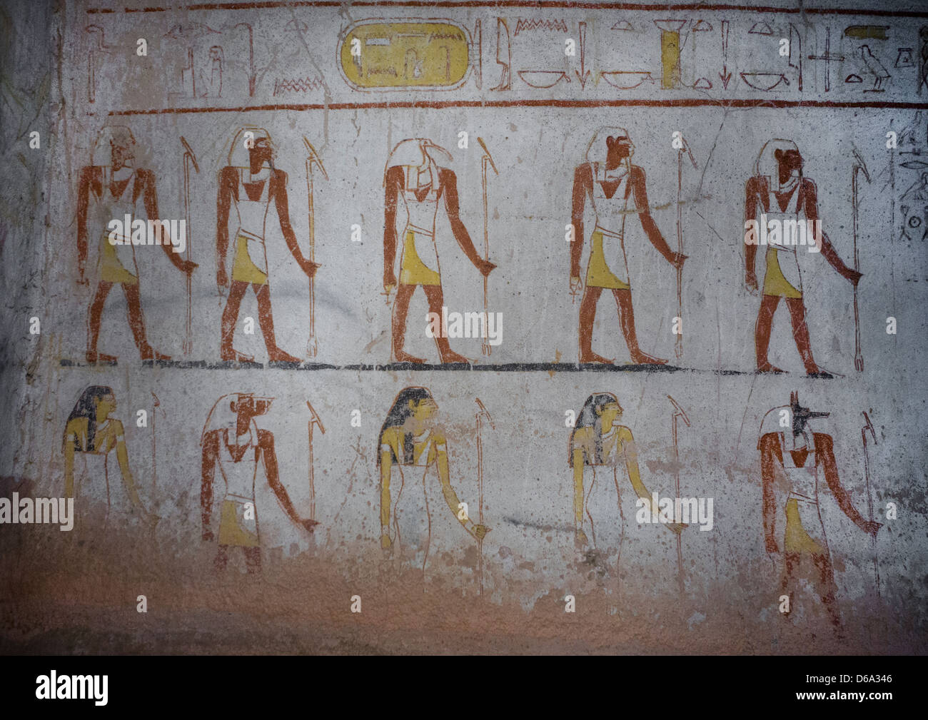 Burial Chamber Of The Tomb Of Tanutamani, El Kurru, Sudan Stock Photo ...