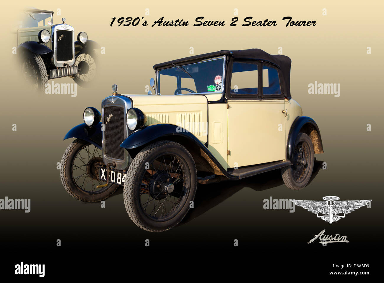 A 1930's Austin Seven 2 seater tourer Stock Photo - Alamy