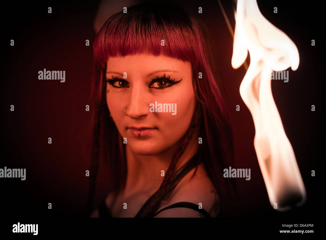 Fire Red Hair High Resolution Stock Photography and Images - Alamy