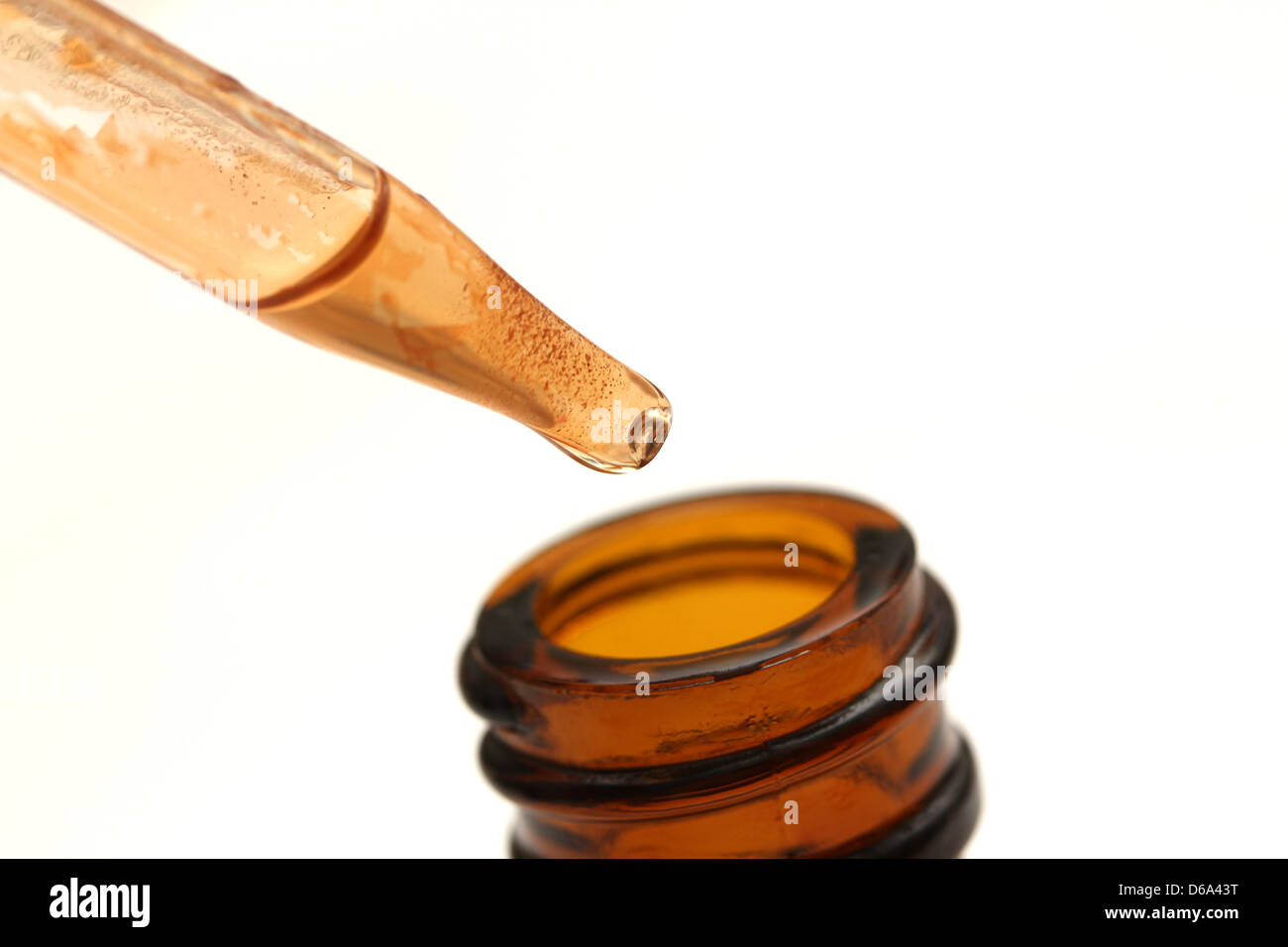 isolated medicinical drug pipette Stock Photo - Alamy