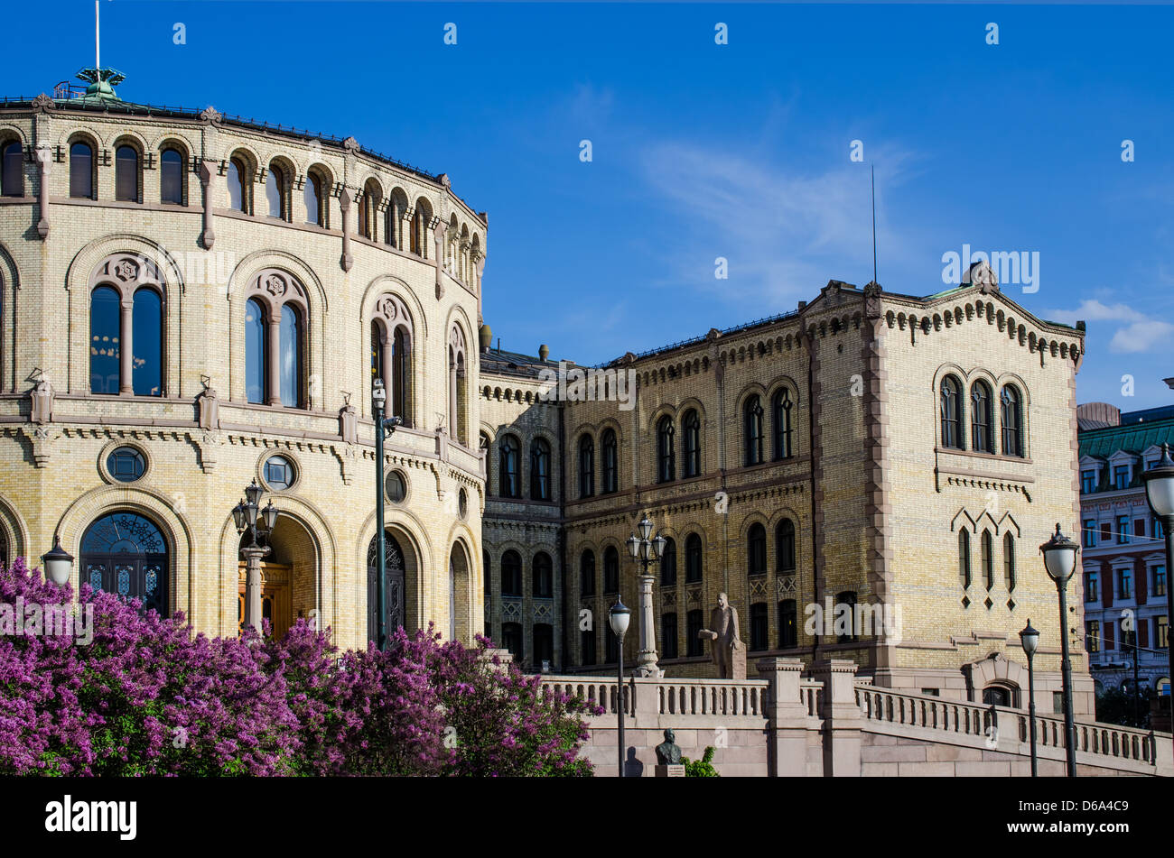 Norwegian parliament Storting Stock Photo - Alamy