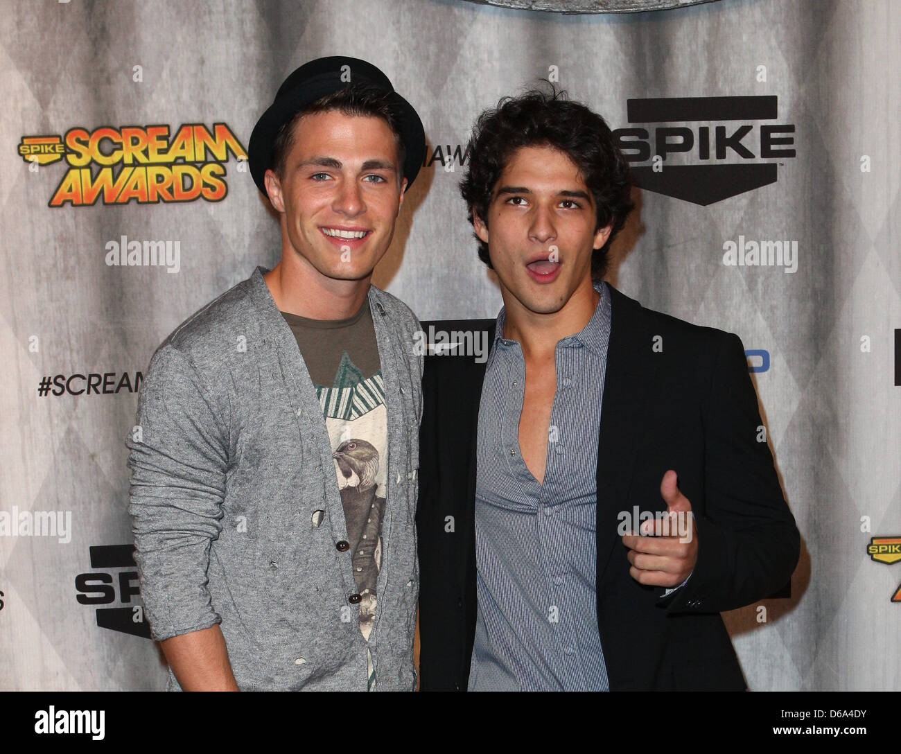 Colton Haynes, Tyler Posey Spike TV's Scream Awards 2011- Arrivals Los ...