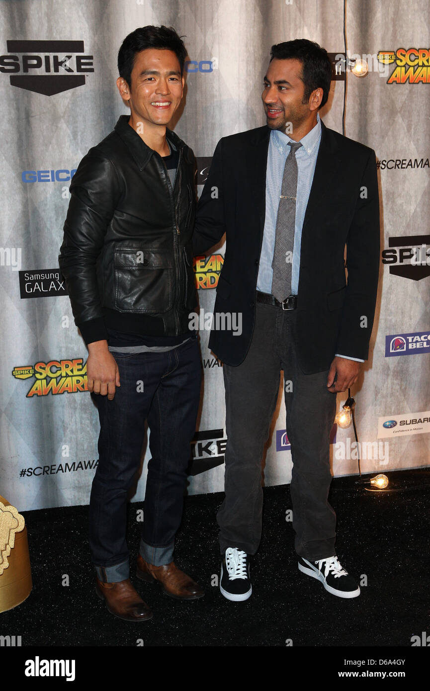 John Cho, Kal Penn Spike TV's Scream Awards 2011- Arrivals Los Angeles ...