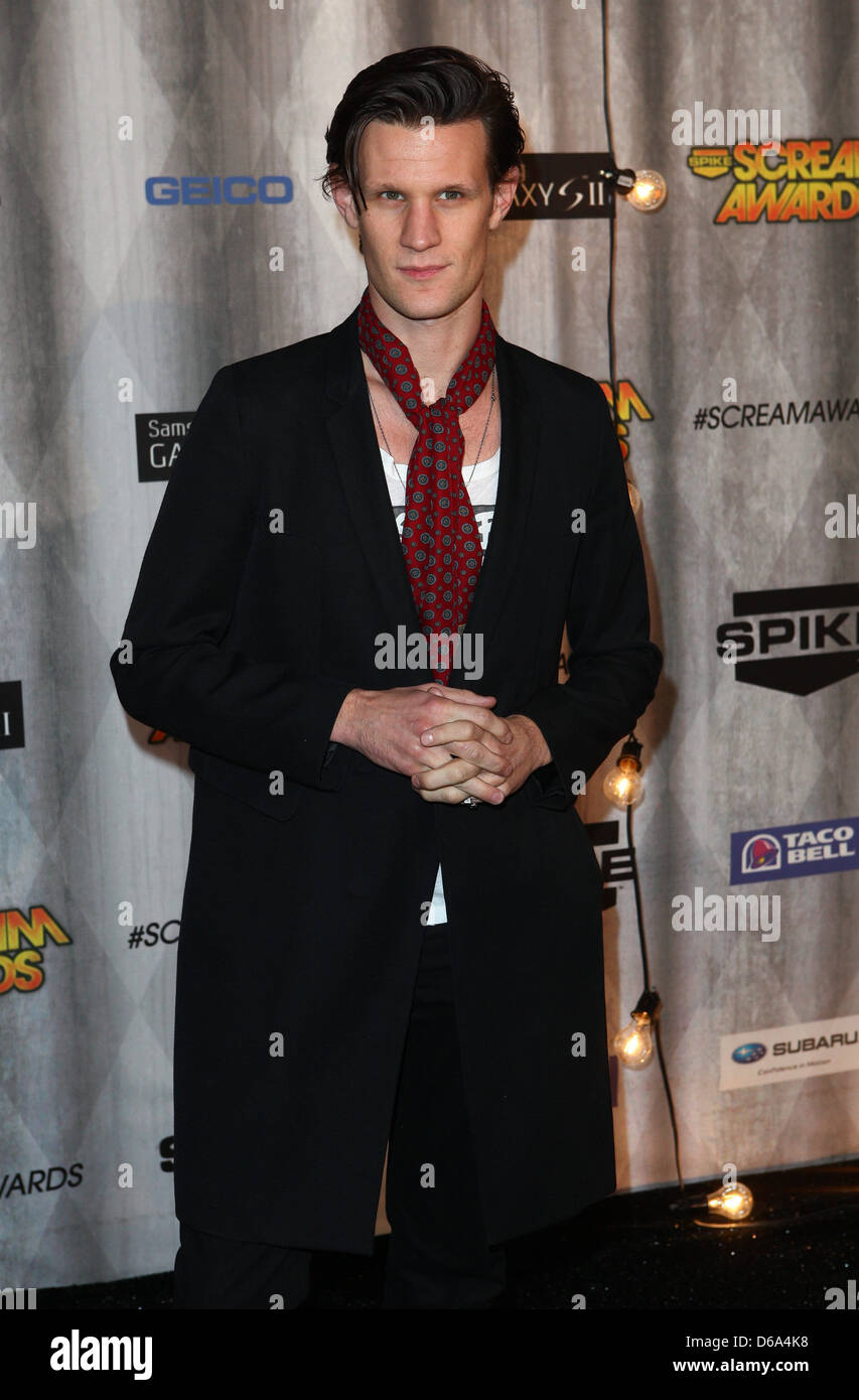 Matt smith scream awards 2011 hi-res stock photography and images - Alamy