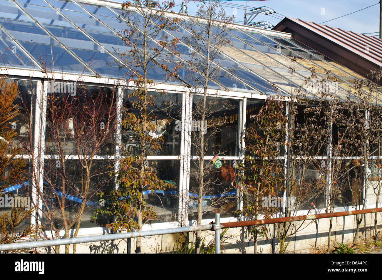 This image shows the Kabe Line in North Hiroshima, Japan, with a train ...