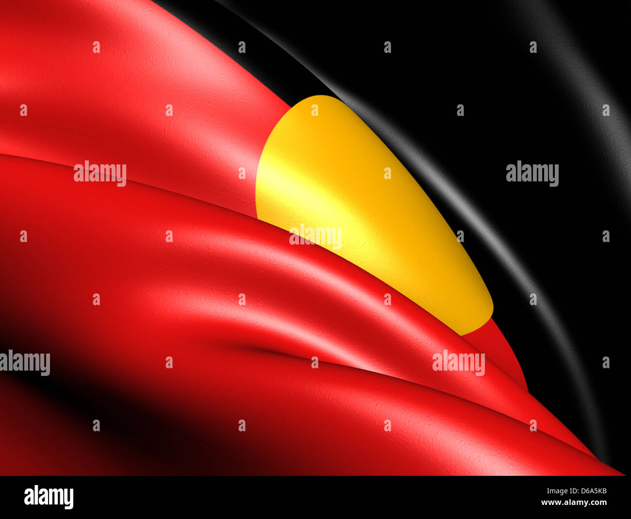Australian national flag aboriginal flag hi-res stock photography and ...