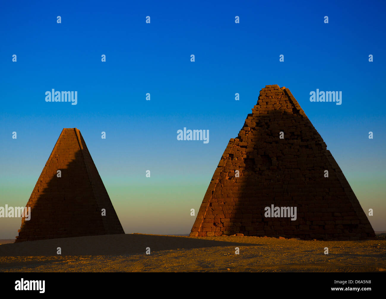 The Pyramids At Jebel Barkal, Used By Napatan Kings, Karima, Sudan ...