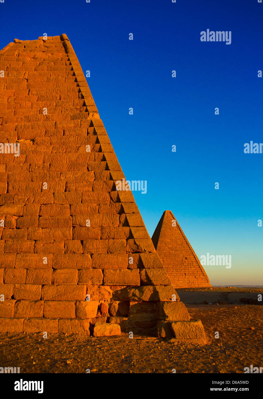 The Pyramids At Jebel Barkal, Used By Napatan Kings, Karima, Sudan ...
