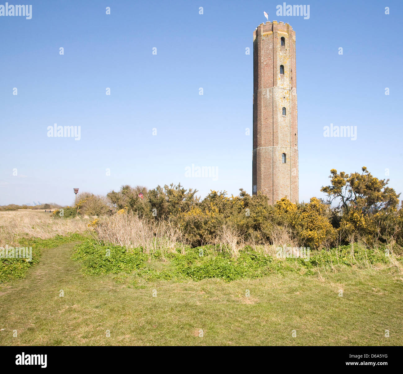 Naze tower built in 1720 as a navigational mark, Walton on the Naze ...