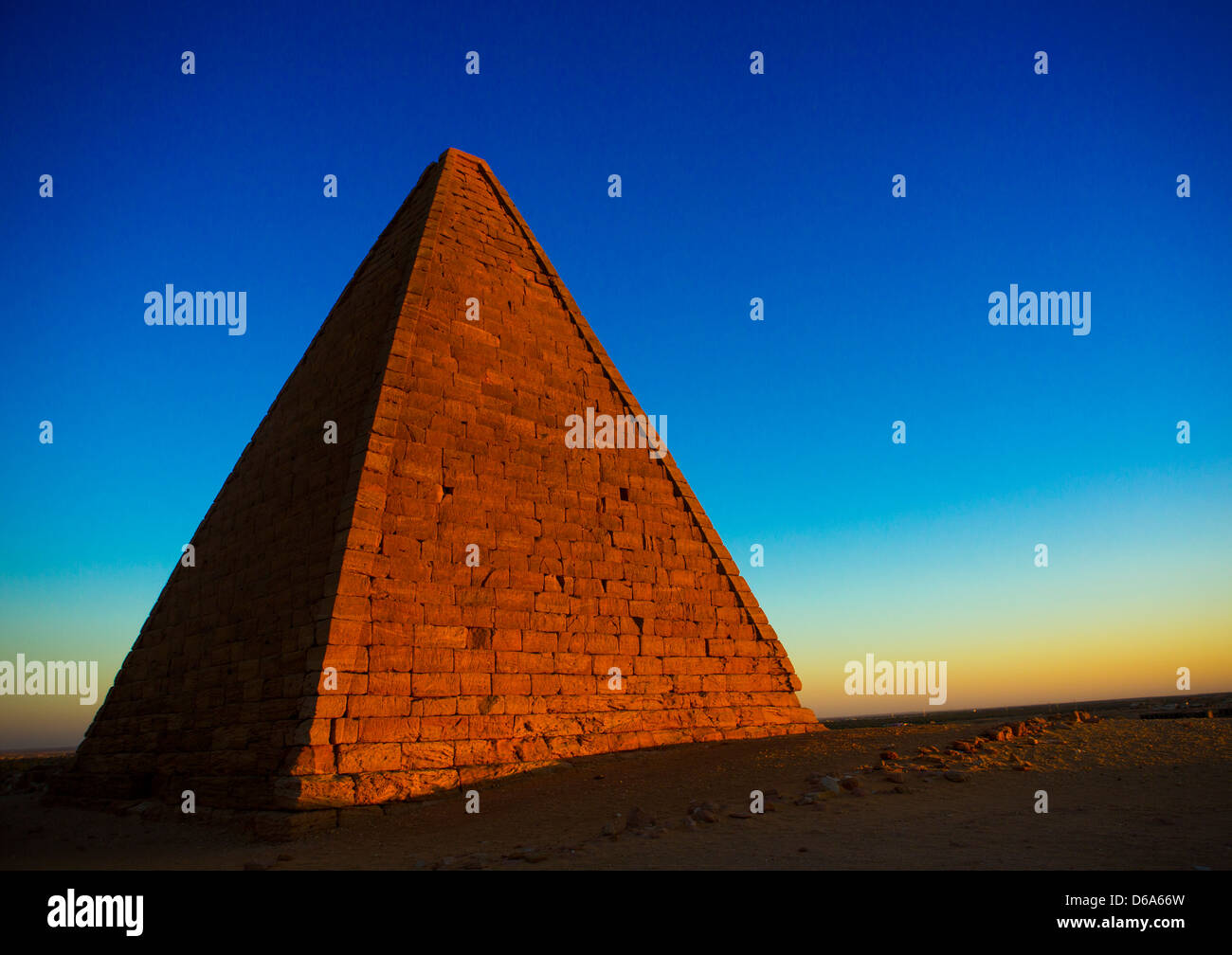 The Pyramids At Jebel Barkal, Used By Napatan Kings, Karima, Sudan ...