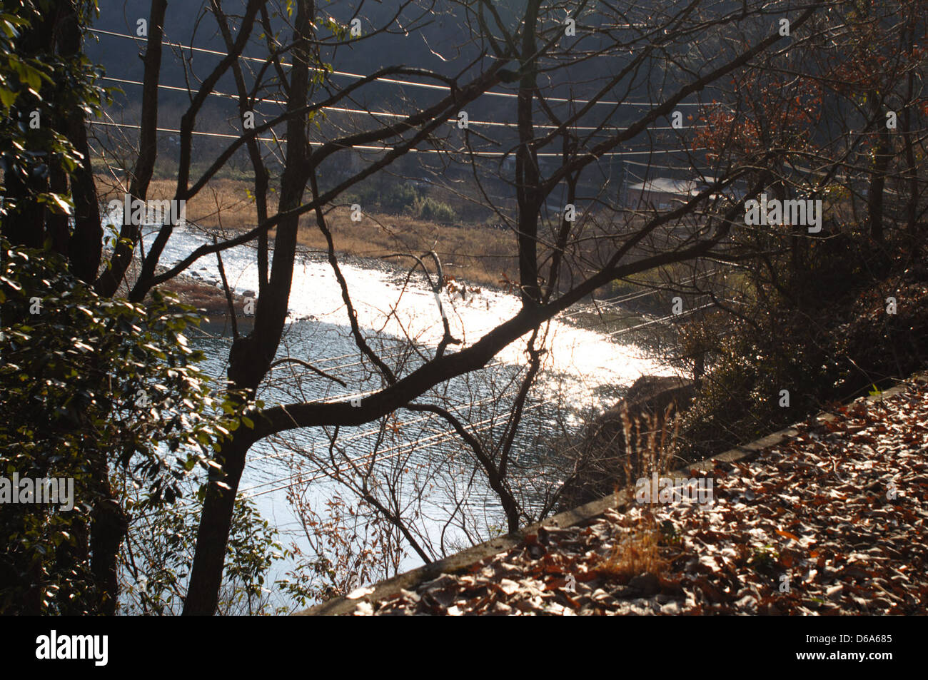 An image depicting the Kabe Line in North Hiroshima, with a focus on ...