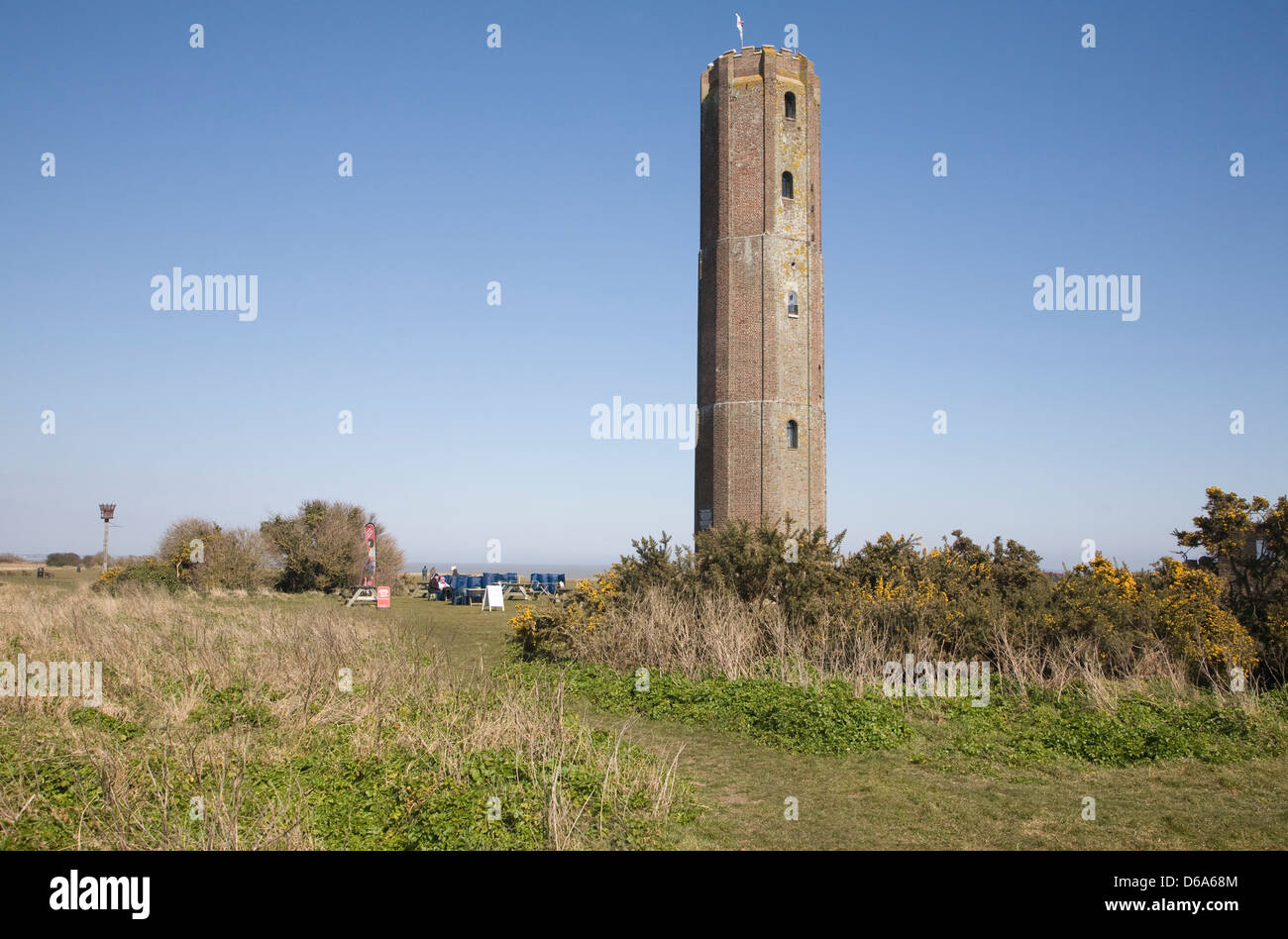 Naze tower built in 1720 as a navigational mark, Walton on the Naze ...