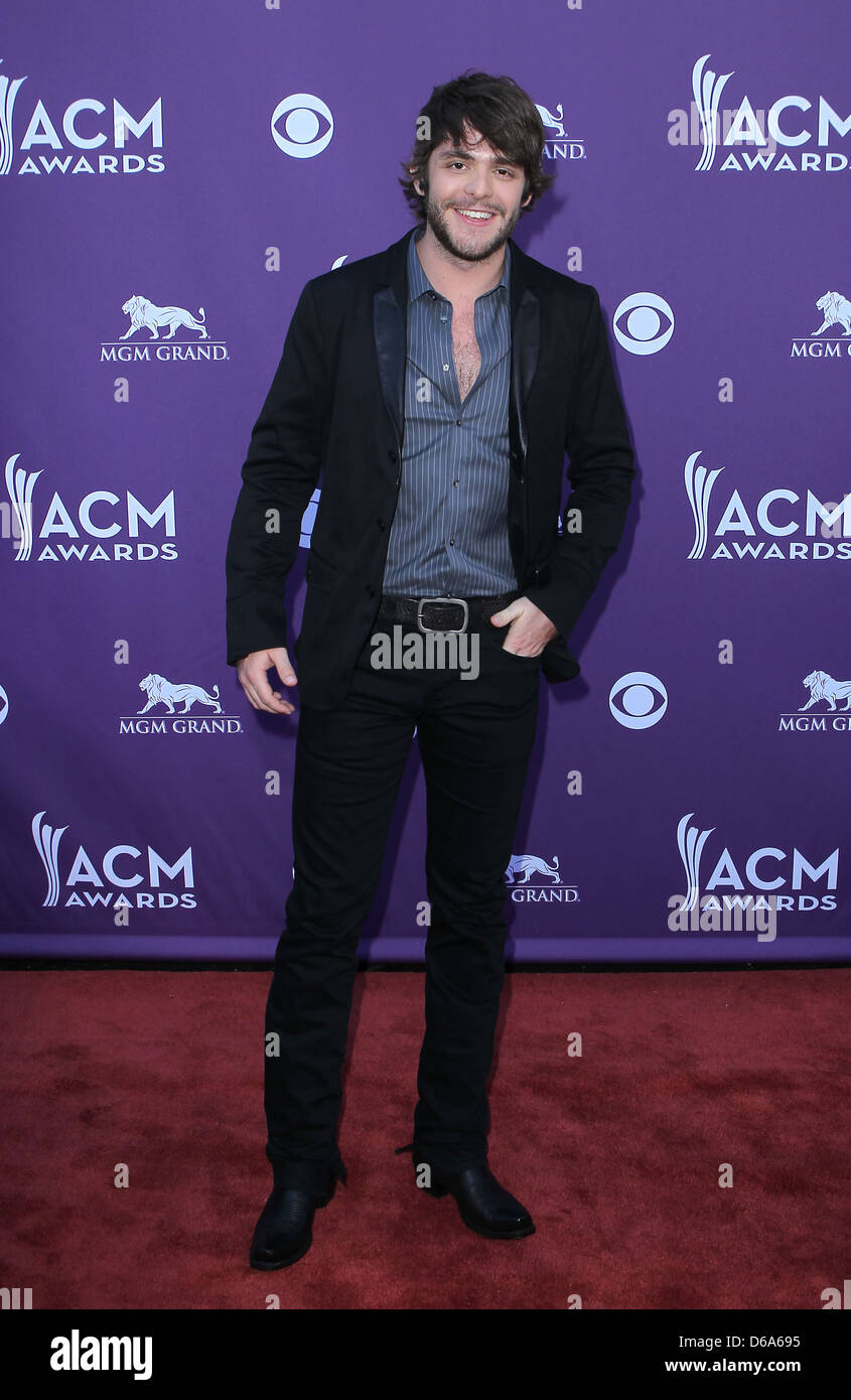 Thomas Rhett 2012 ACM Awards (Academy of Country Music Awards) at the ...