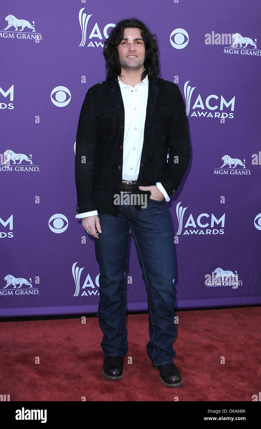 Andy Gibson 2012 ACM Awards (Academy of Country Music Awards) at the ...