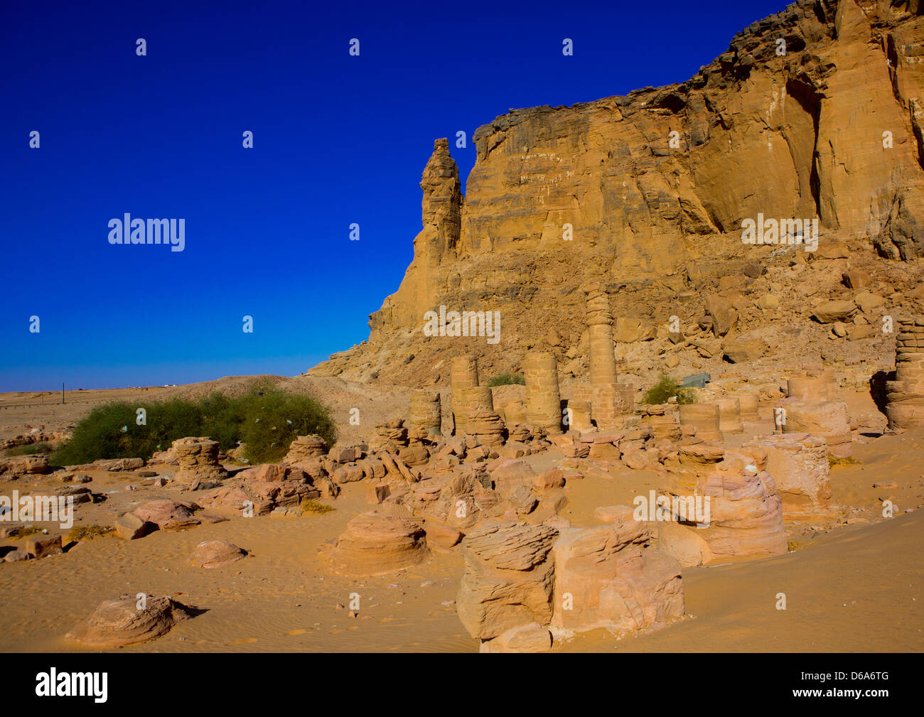 Temple Of Amun In The Holy Mountain Of Jebel Barkal, Karima, Sudan ...