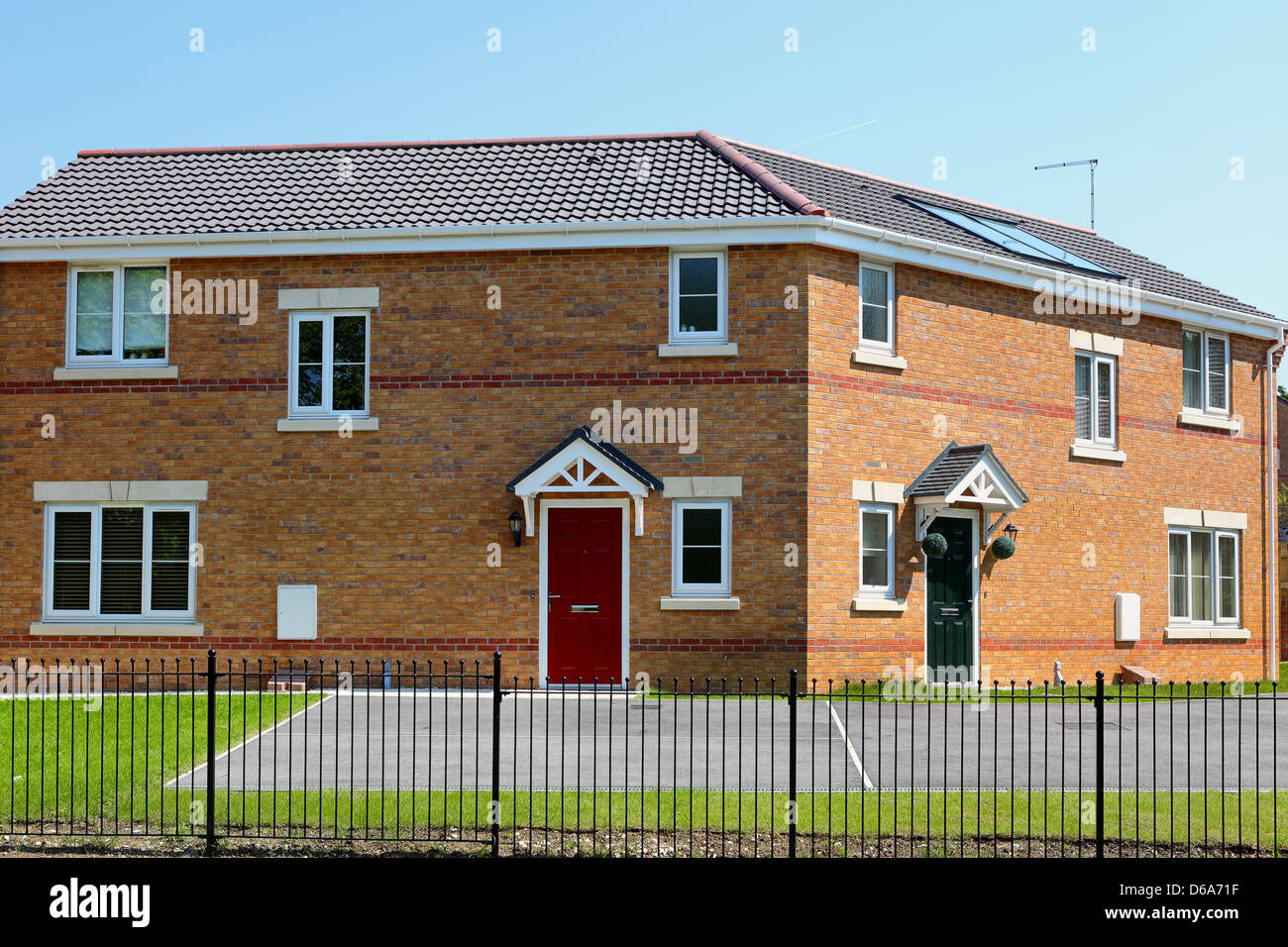 Enter to English house Stock Photo - Alamy