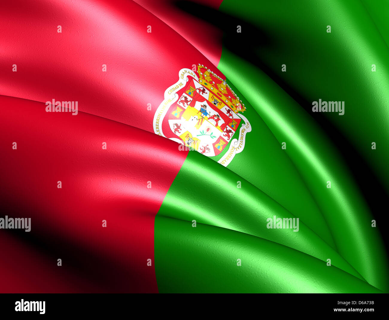 Granada flag hi-res stock photography and images - Alamy