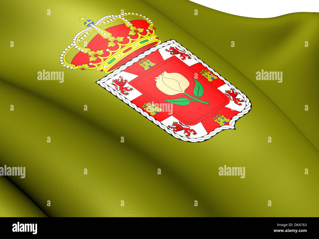 Flag of Granada Stock Photo - Alamy