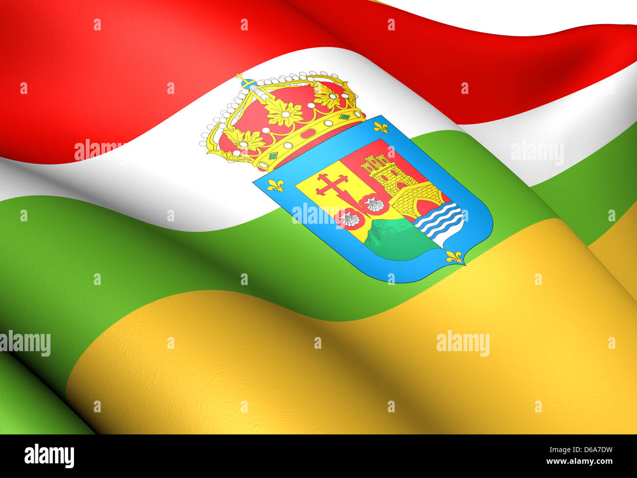 La Rioja flag Stock Photo - Alamy
