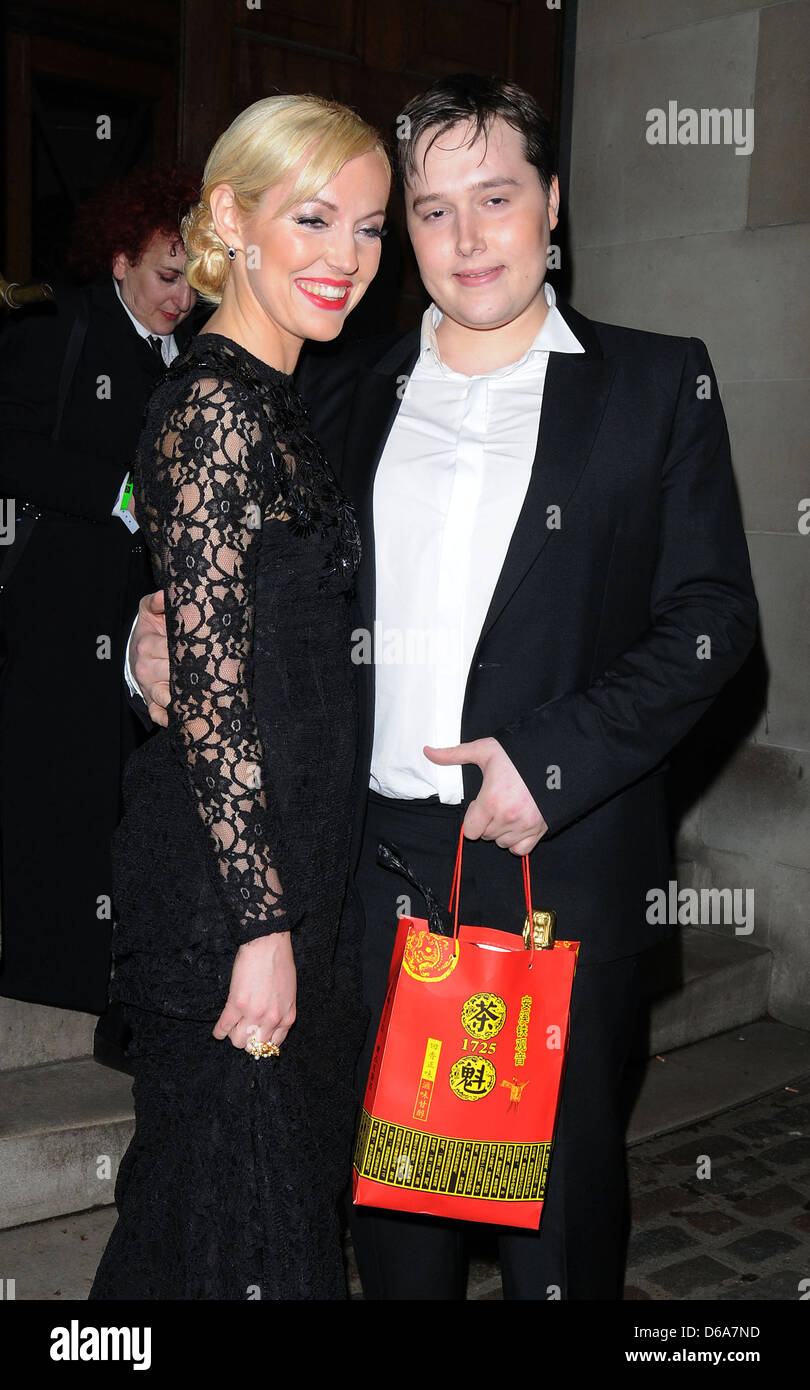Megan and R.J. Gibb, at the World Premiere of Titanic Requiem held at ...
