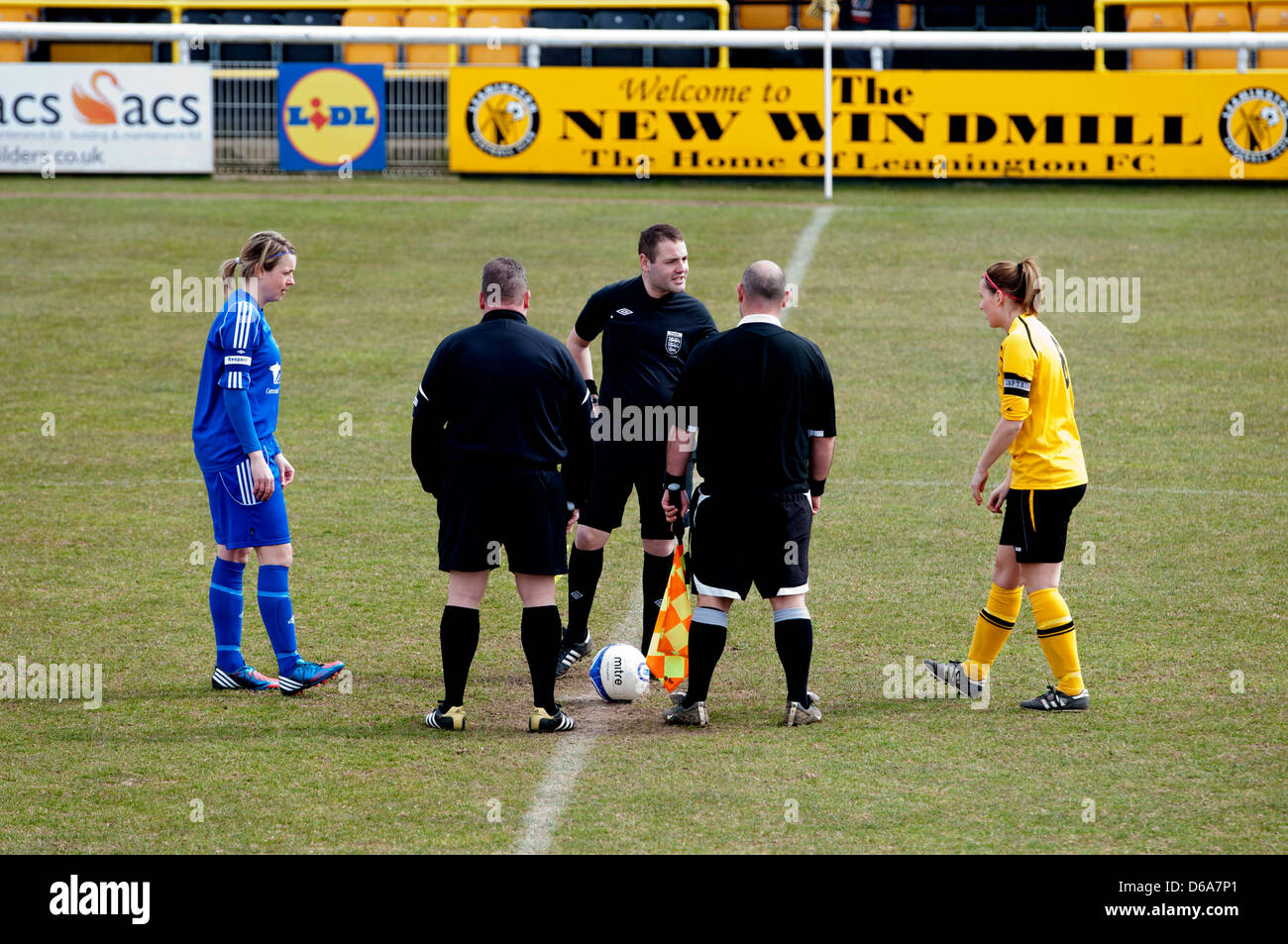 Female referee football hi-res stock photography and images - Alamy