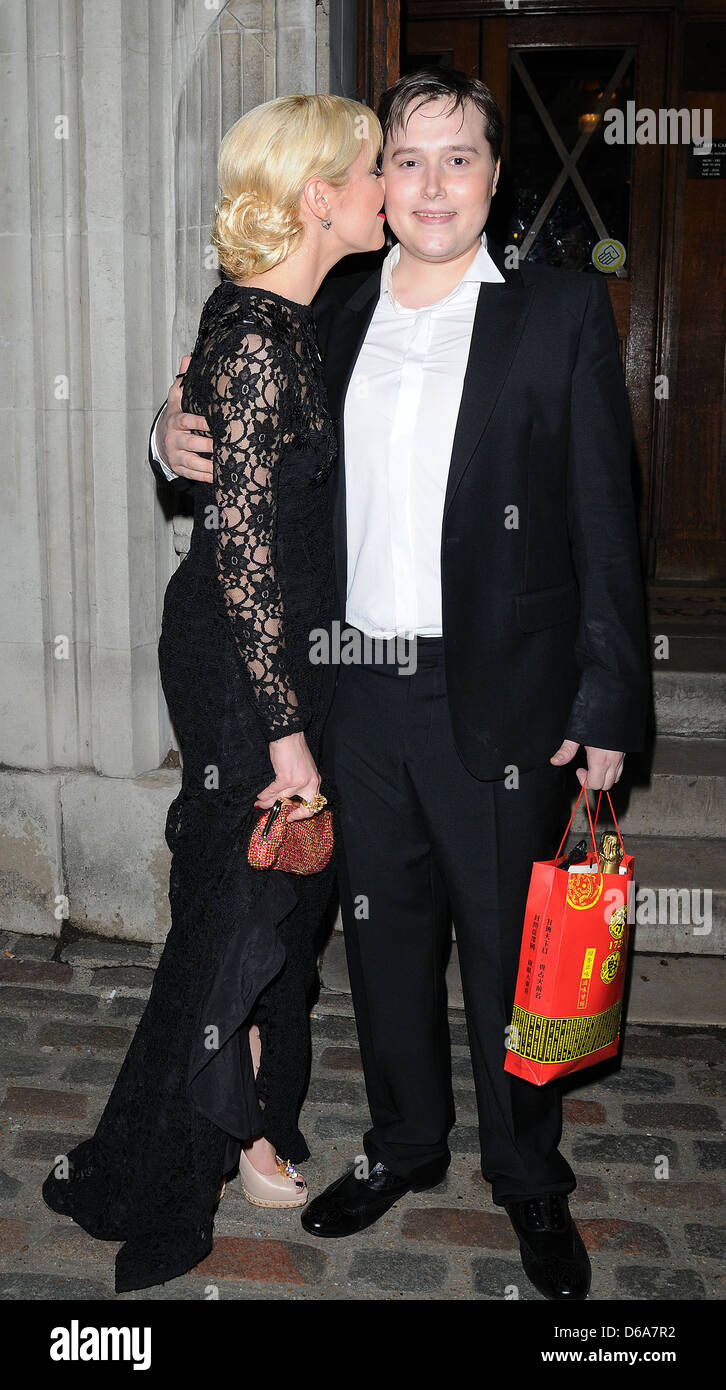 Megan and R.J. Gibb, at the World Premiere of Titanic Requiem held at ...