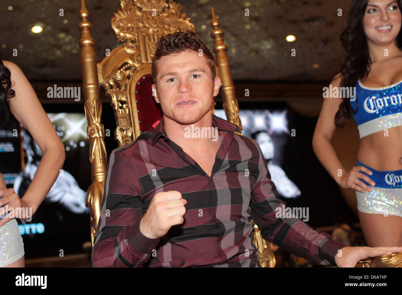 Canelo Alvarez at The Grand Arrival for The Ring Kings at the MGM Hotel ...